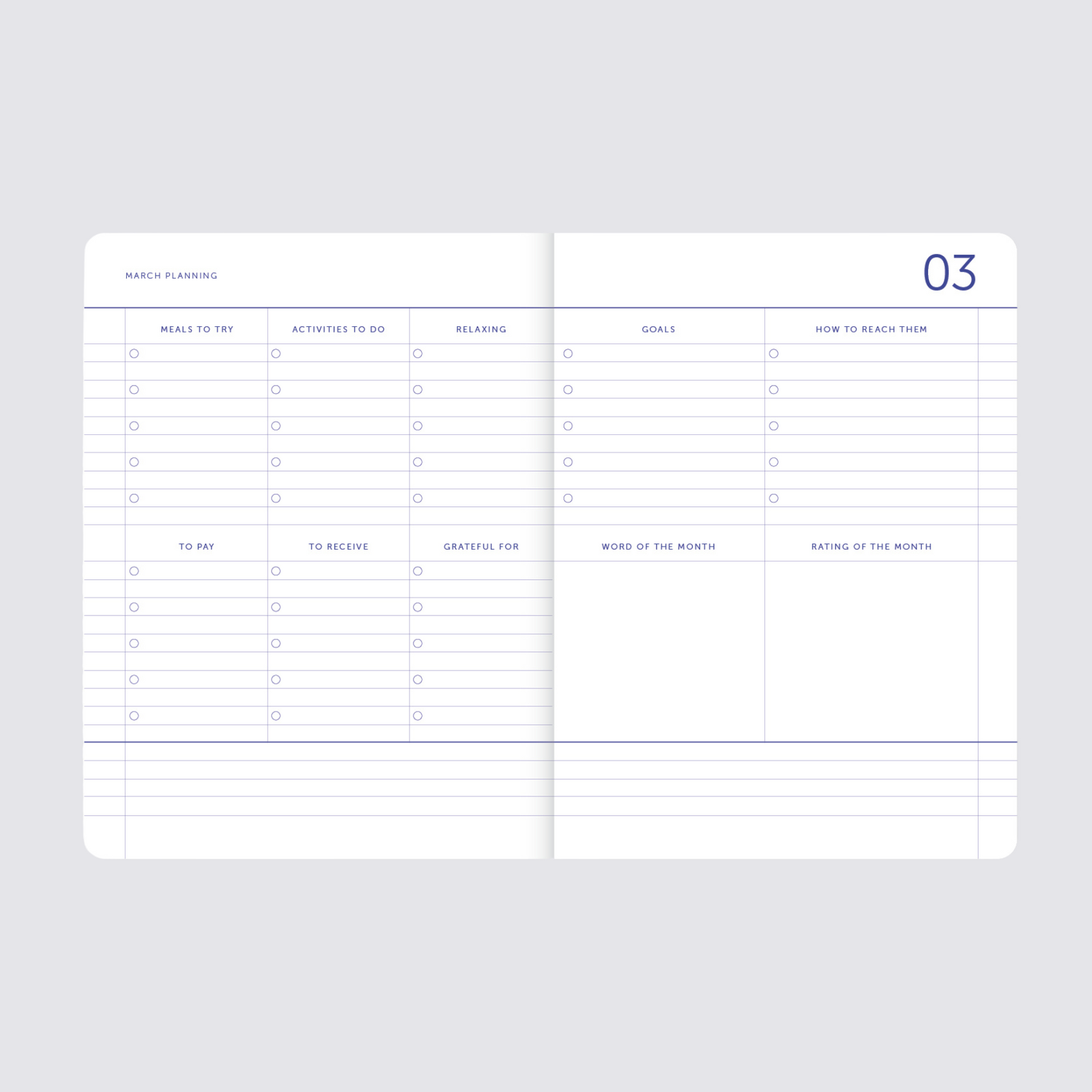 My Journal Weekly Diary 2024 - Lavender Blue – Papersmiths