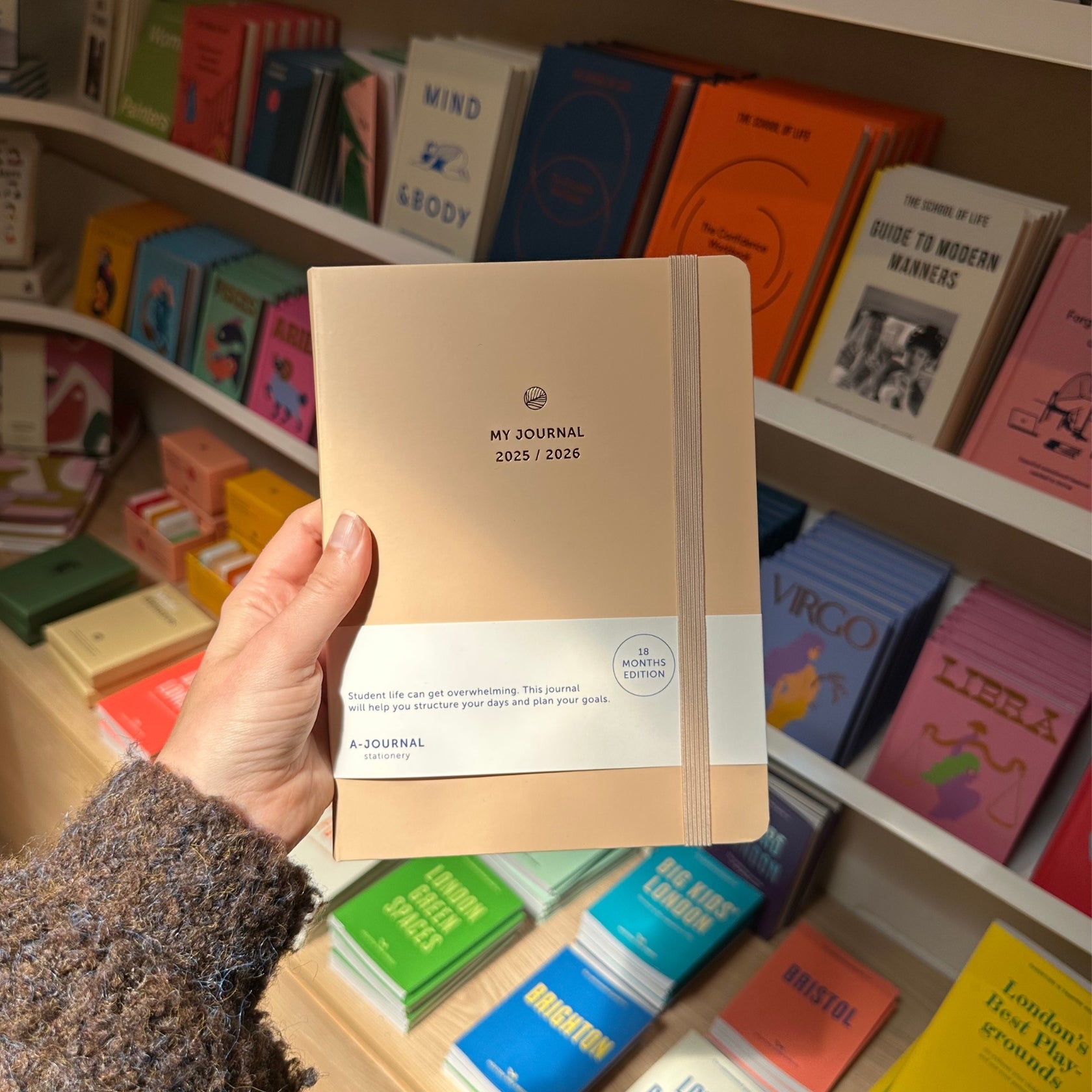 2025-2026 Academic Diary - A5 / Beige – Papersmiths