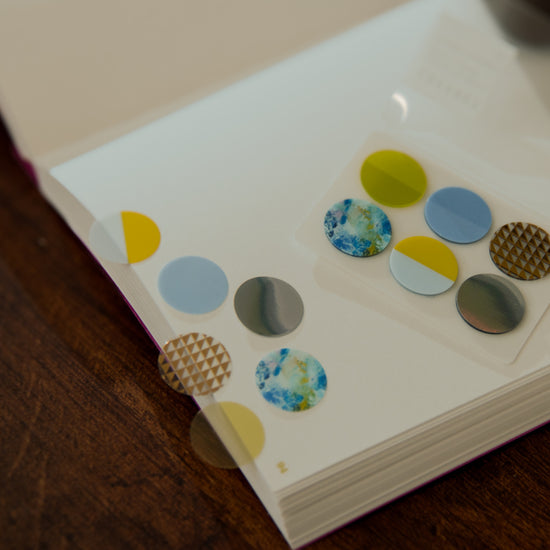 Coffret Decorative Stickers - Circle / Chiffon Yellow – Papersmiths