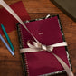 2025 Weekly A5 Diary - Mulberry Red – Papersmiths
