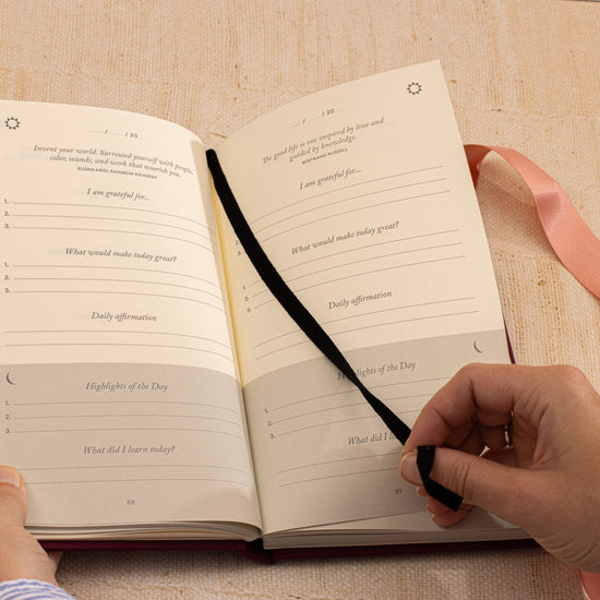 Papersmiths x Intelligent Change Five Minute Journal - Mulberry Red – Papersmiths