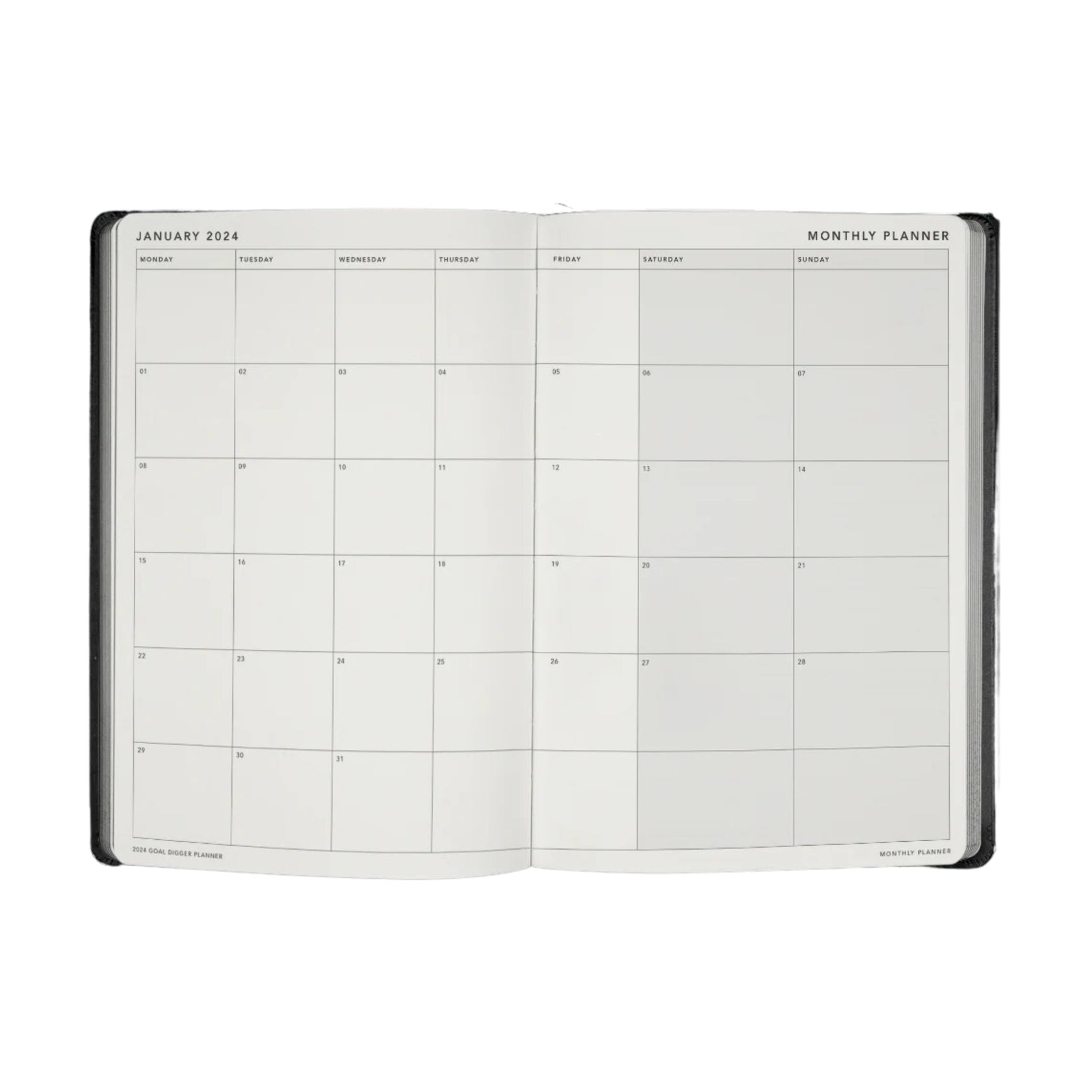 2025 Goal Digger Diary - Bold / Black – Papersmiths