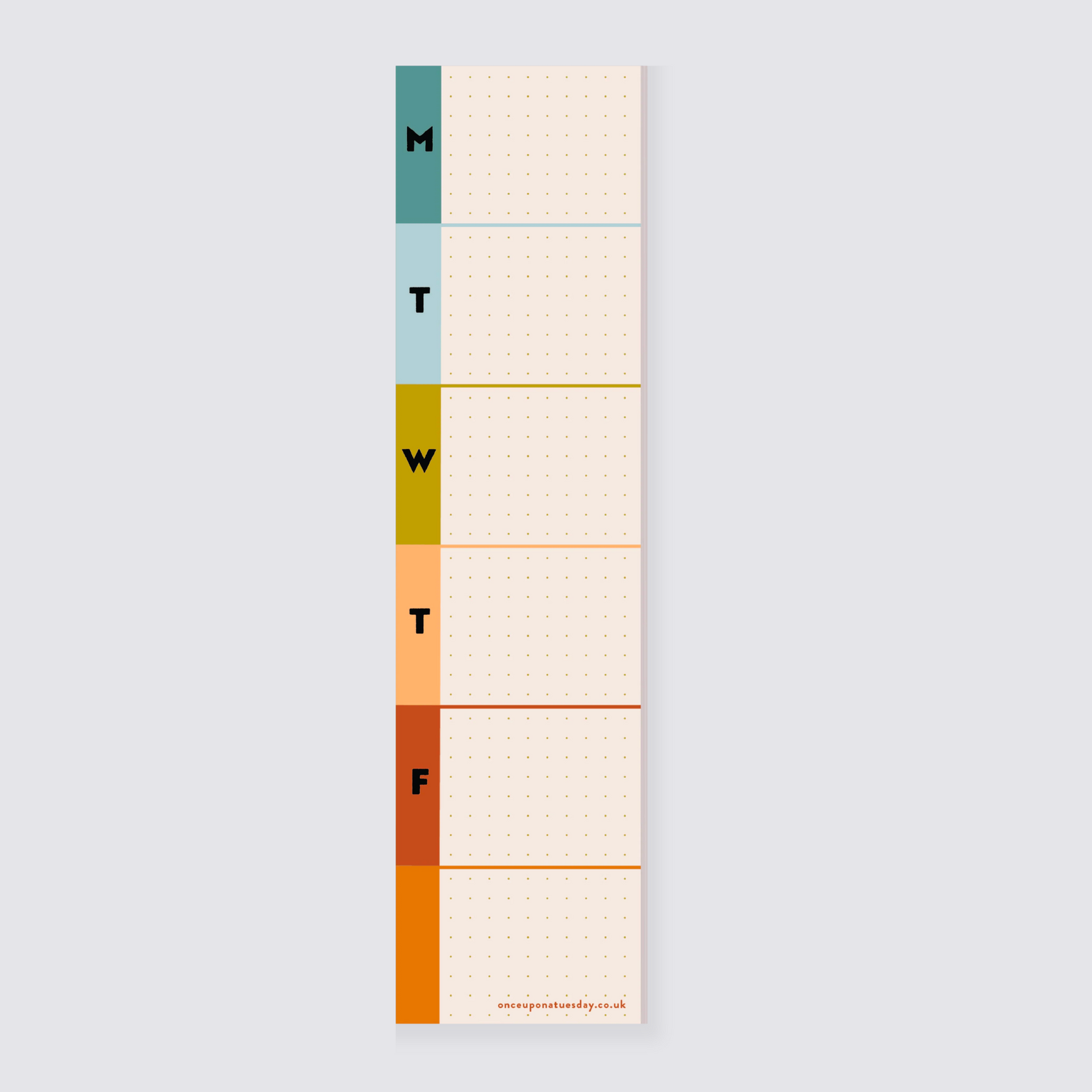 Keyboard Weekly Planner Pad - Earthy Tones – Papersmiths