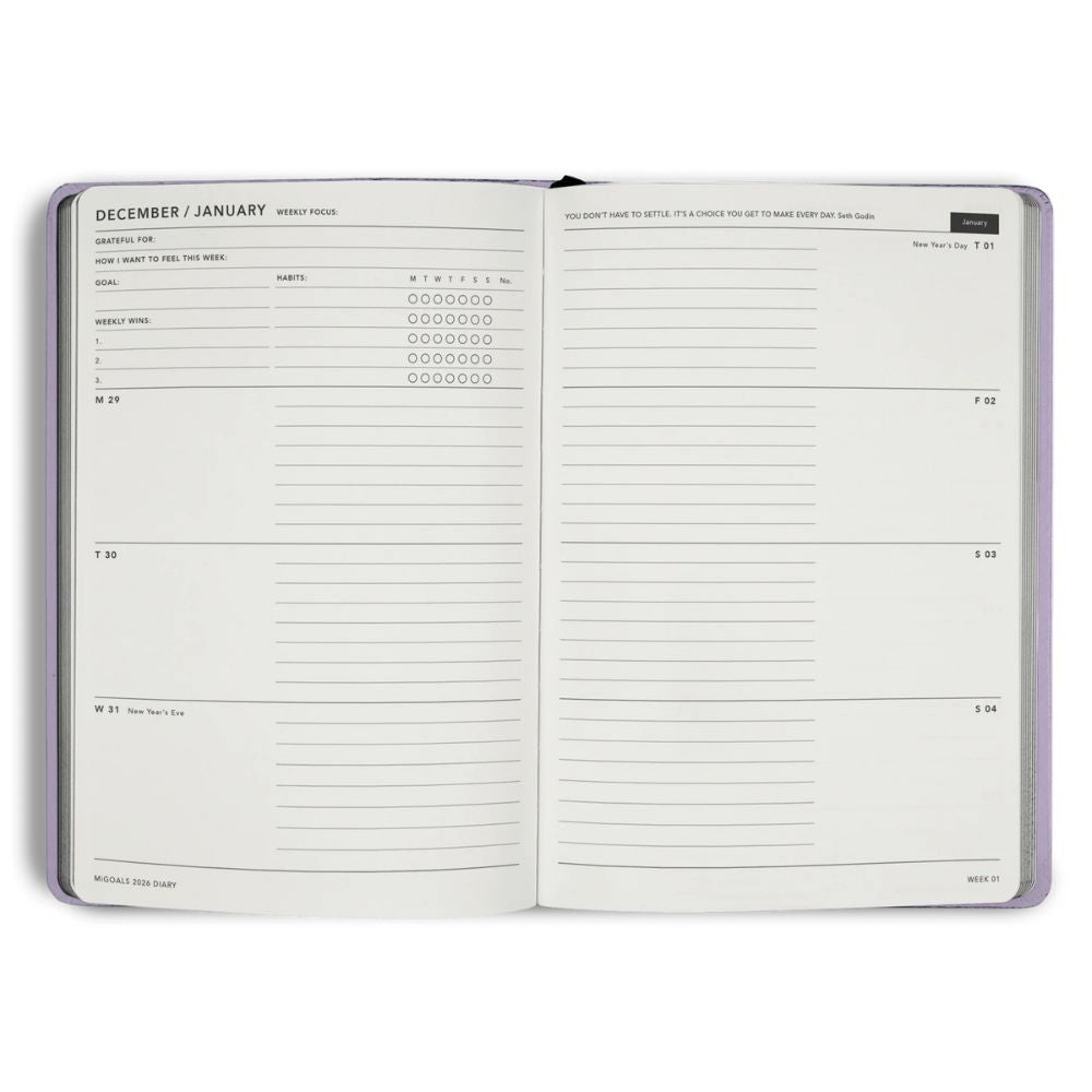 2026 Weekly Spread Diary - From Little Things – Papersmiths