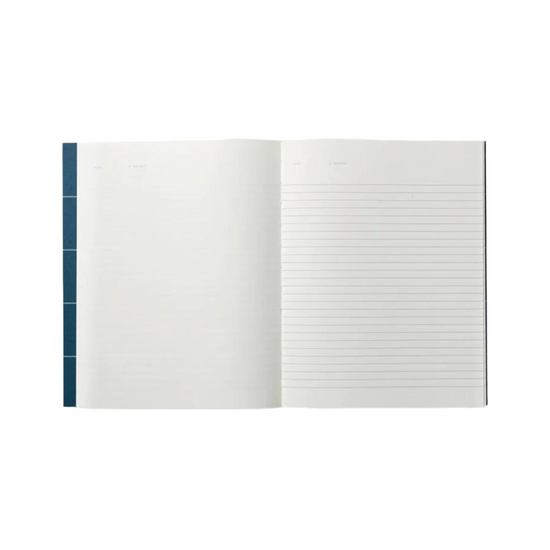 Uma Ruled Notebook - Large / Dark Blue – Papersmiths