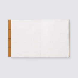 Uma Notebook in Dot Grid - Medium / Ochre – Papersmiths