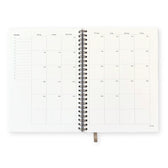 2025 Weekly A5 Diary in Dark Mulberry Red - Linen - Papersmiths | Dated ...