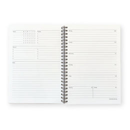 2025 Weekly A5 Diary - Mulberry Red – Papersmiths