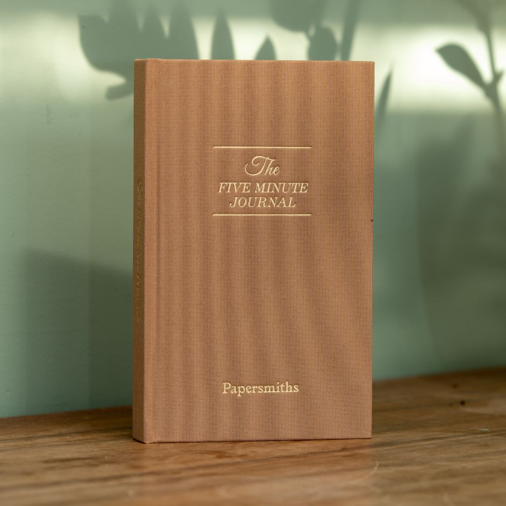 Papersmiths Exclusive Five Minute Journal - Mocha Brown – Papersmiths