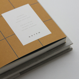 Uma Notebook in Dot Grid - Medium / Ochre – Papersmiths