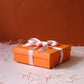 Large Gift Box - Orange with pink ribbon – Papersmiths